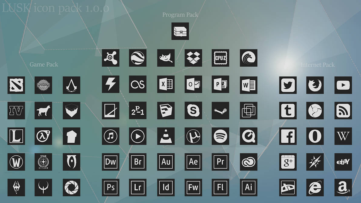 LUSK Icon Pack by WyzzyMoon on DeviantArt