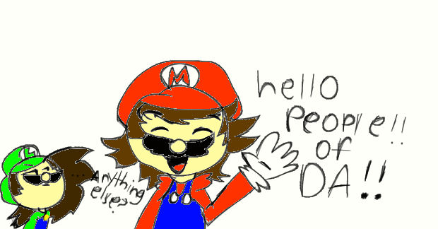 Mario Saying Hi,Say Hi Back by parak00pa on DeviantArt