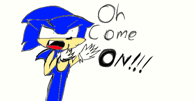 Sonic Is Peeved by parak00pa on DeviantArt