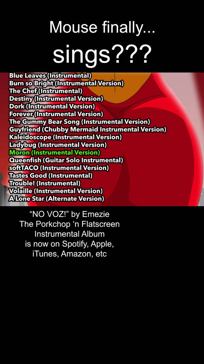 Mouse sings the hits! by Emezie on DeviantArt