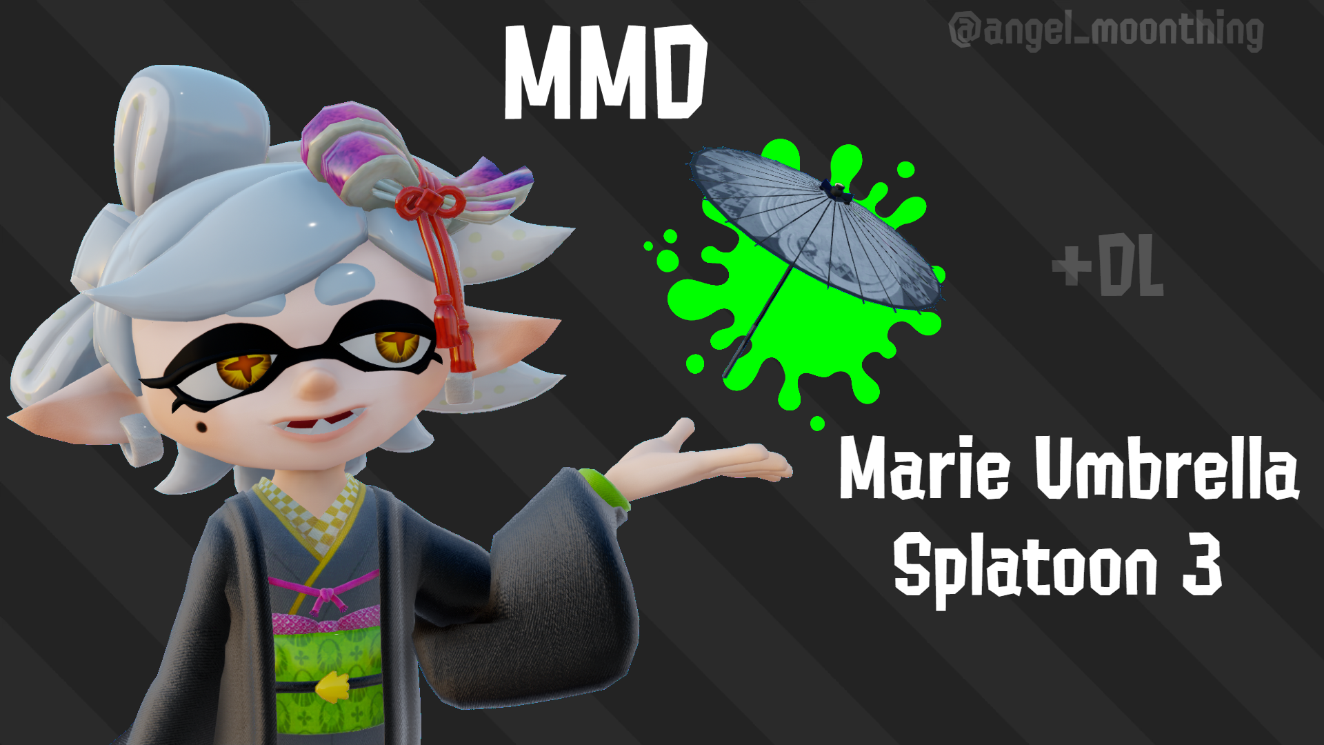 (MMD) - Marie. Umbrella Splatoon 3 +DL by AngelKoalaYT0 on DeviantArt