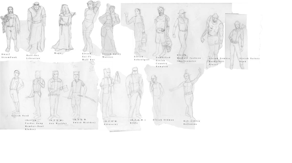 20 Character Line Up by MynameisLujan on DeviantArt