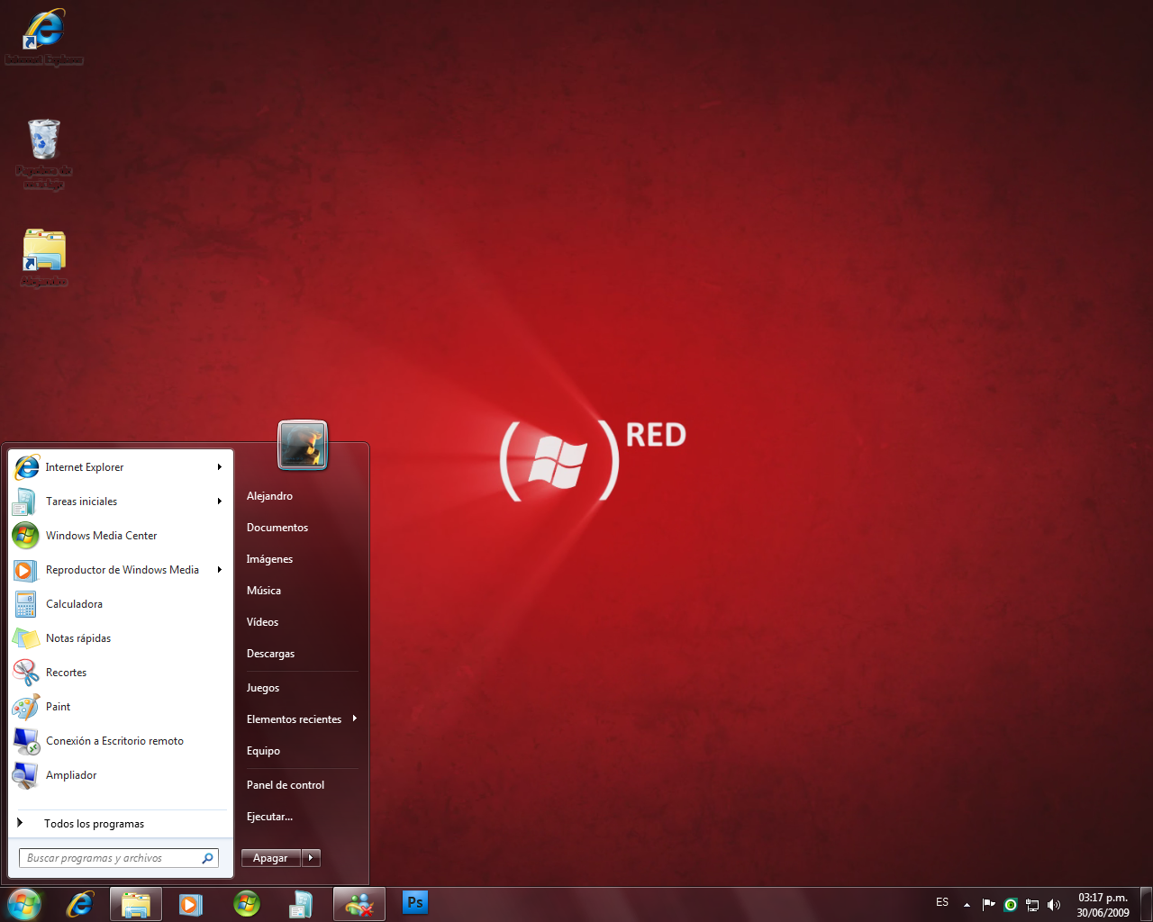 ProductRED for Windows 7 by slayergrunt117 on DeviantArt