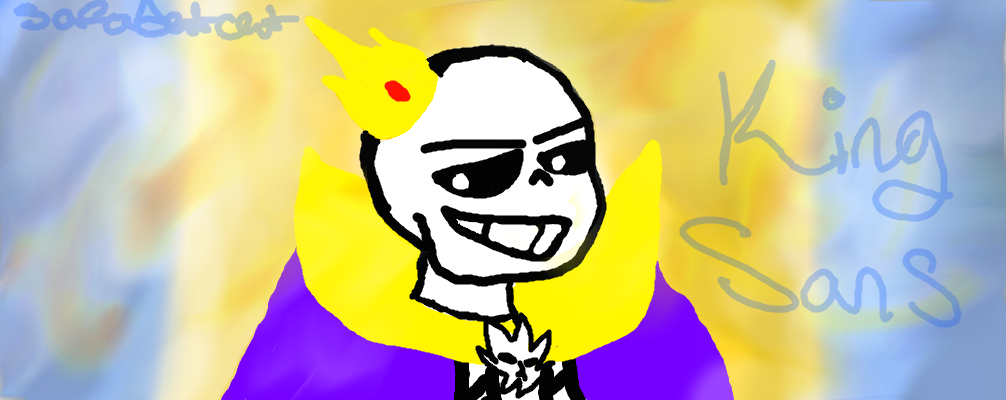 King Sans by safadatart on DeviantArt