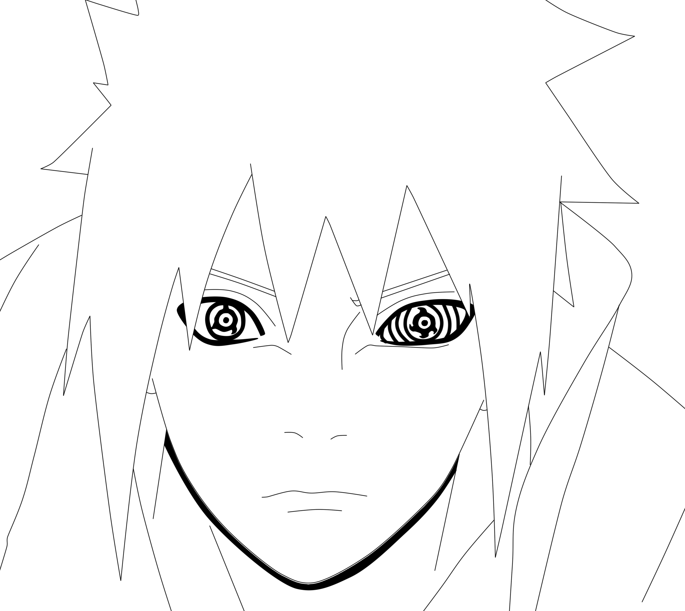 Lineart Sasuke Uchiha by Sarah927Artworks on DeviantArt