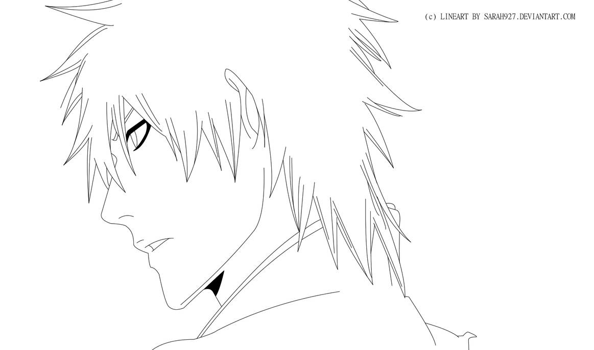 Lineart Ichigo Bleach by Sarah927Artworks on DeviantArt