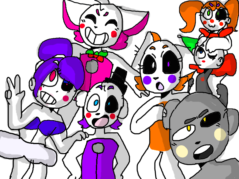 fnaf crew by FuntimeR0xy on DeviantArt