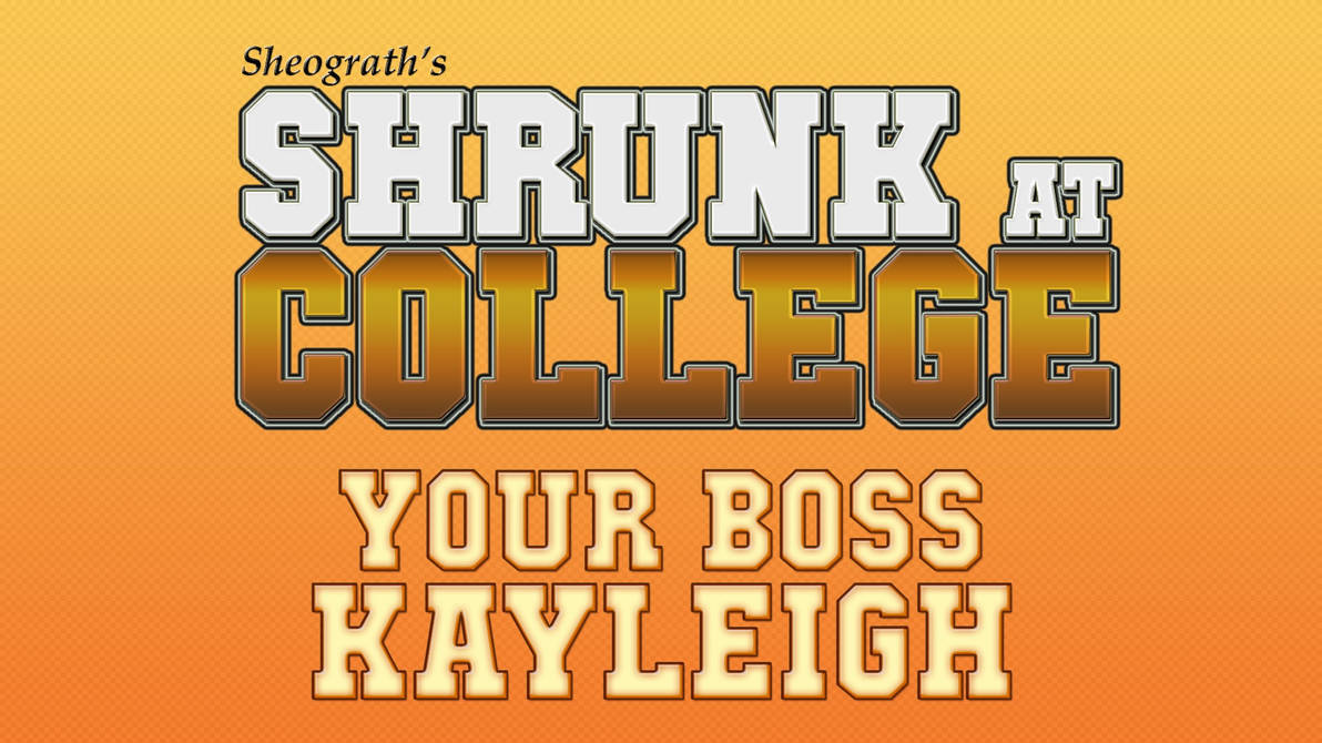 Shrunk at College - Your Boss Kayleigh by GeaGts on DeviantArt