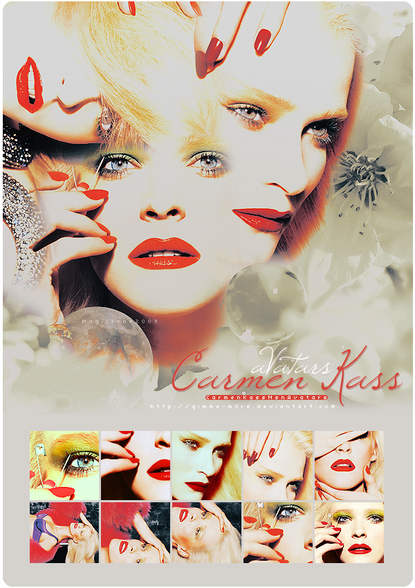 Carmen Kass Msn Avatars 1 by Gimme-M0re on DeviantArt