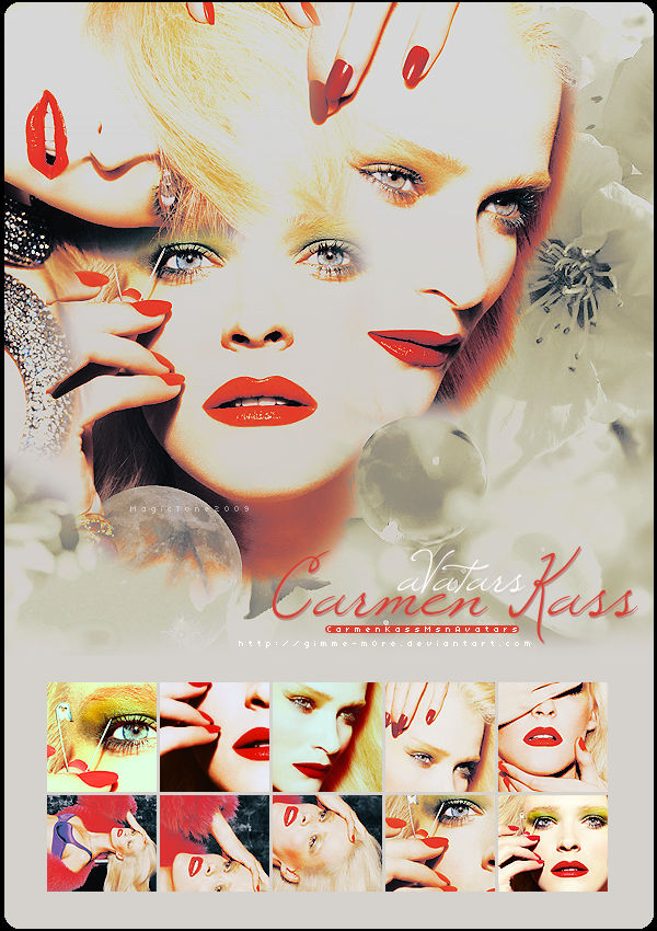 Carmen Kass Msn Avatars 1 by Gimme-M0re on DeviantArt