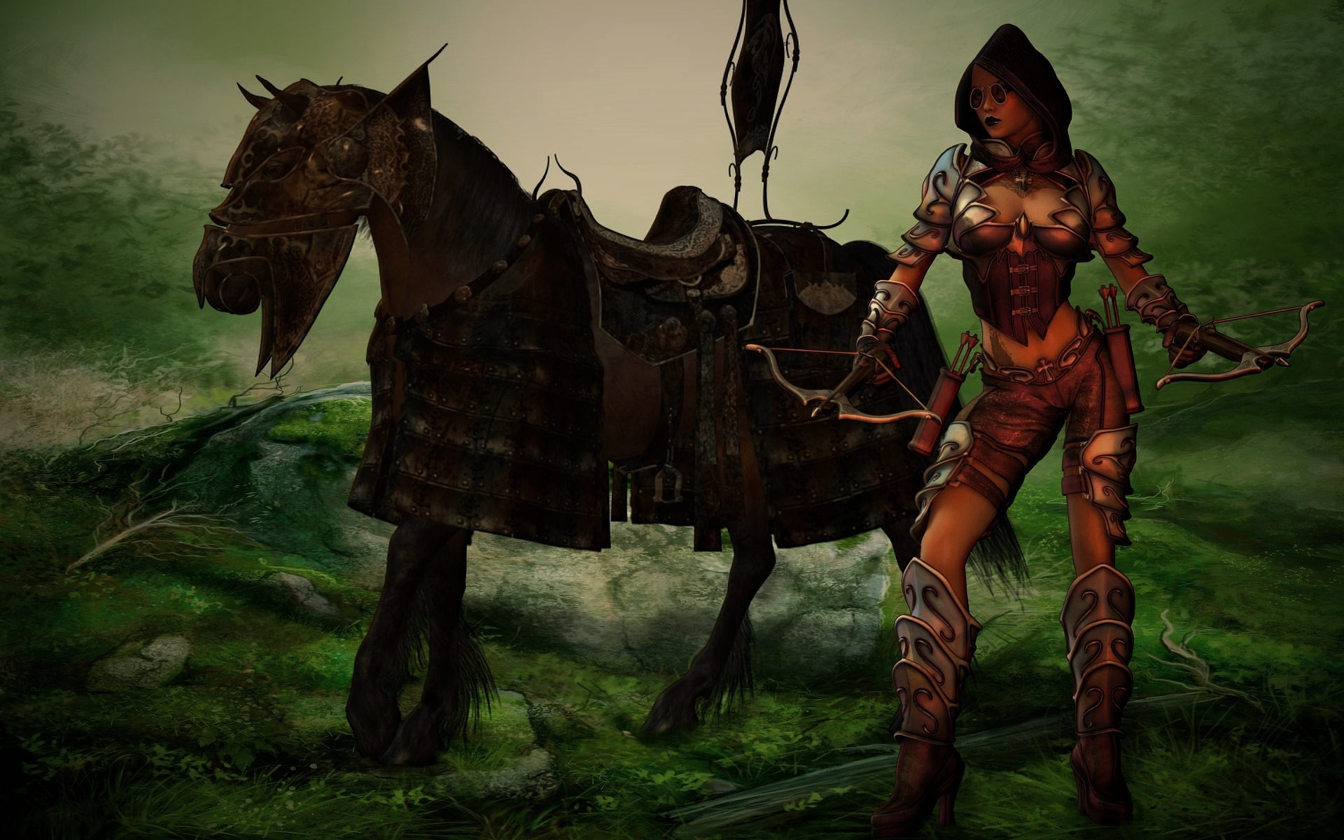 Archer of the Moors_wallpak by stramp1a on DeviantArt