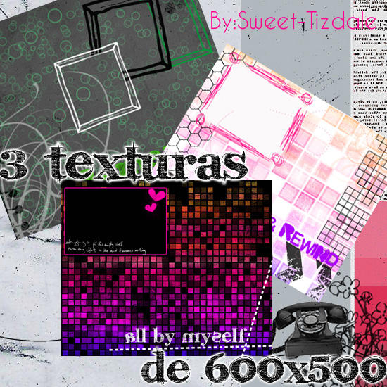 3 Texturas Chicas by Sweet-Tizdale on DeviantArt