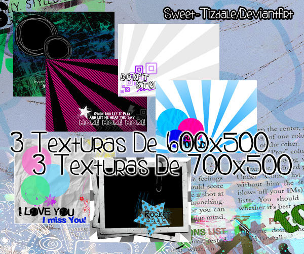 6 Texturas by Sweet-Tizdale on DeviantArt