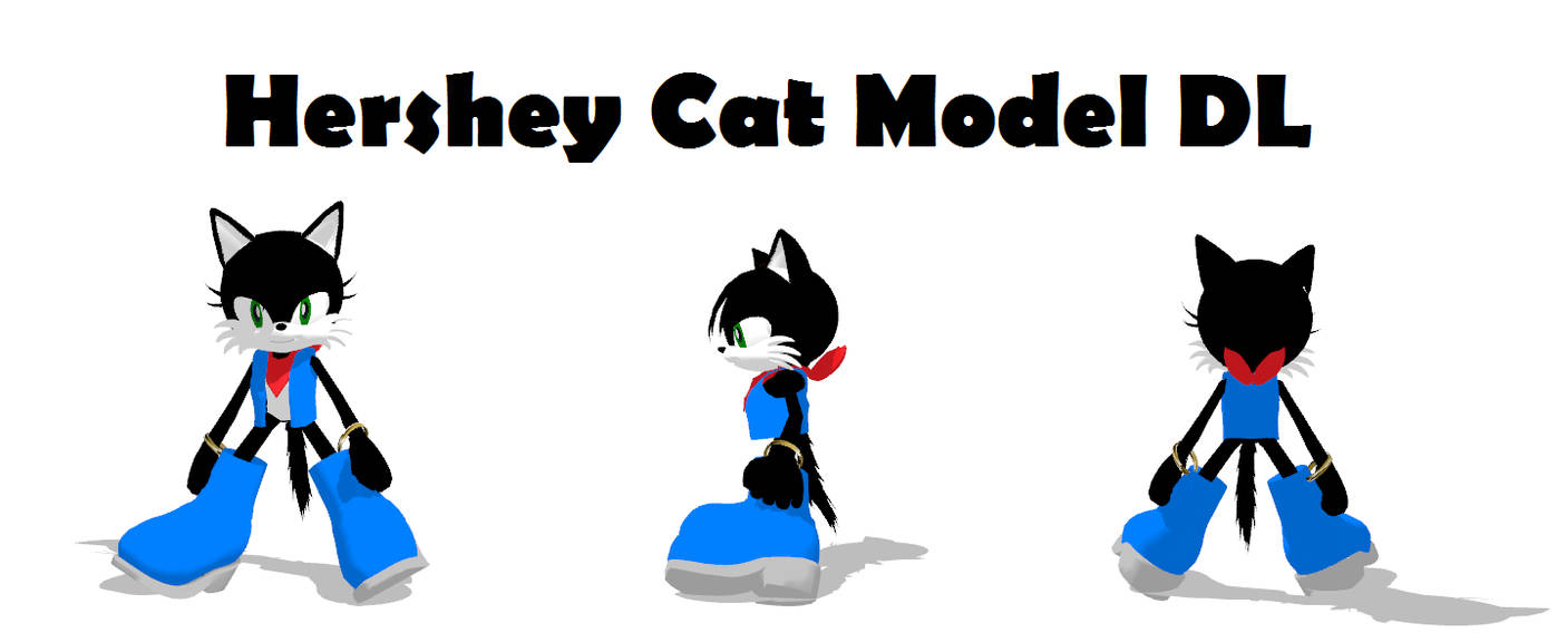 [MMD] Classic Hershey Cat Model DL by EmeraldTechnopath on DeviantArt
