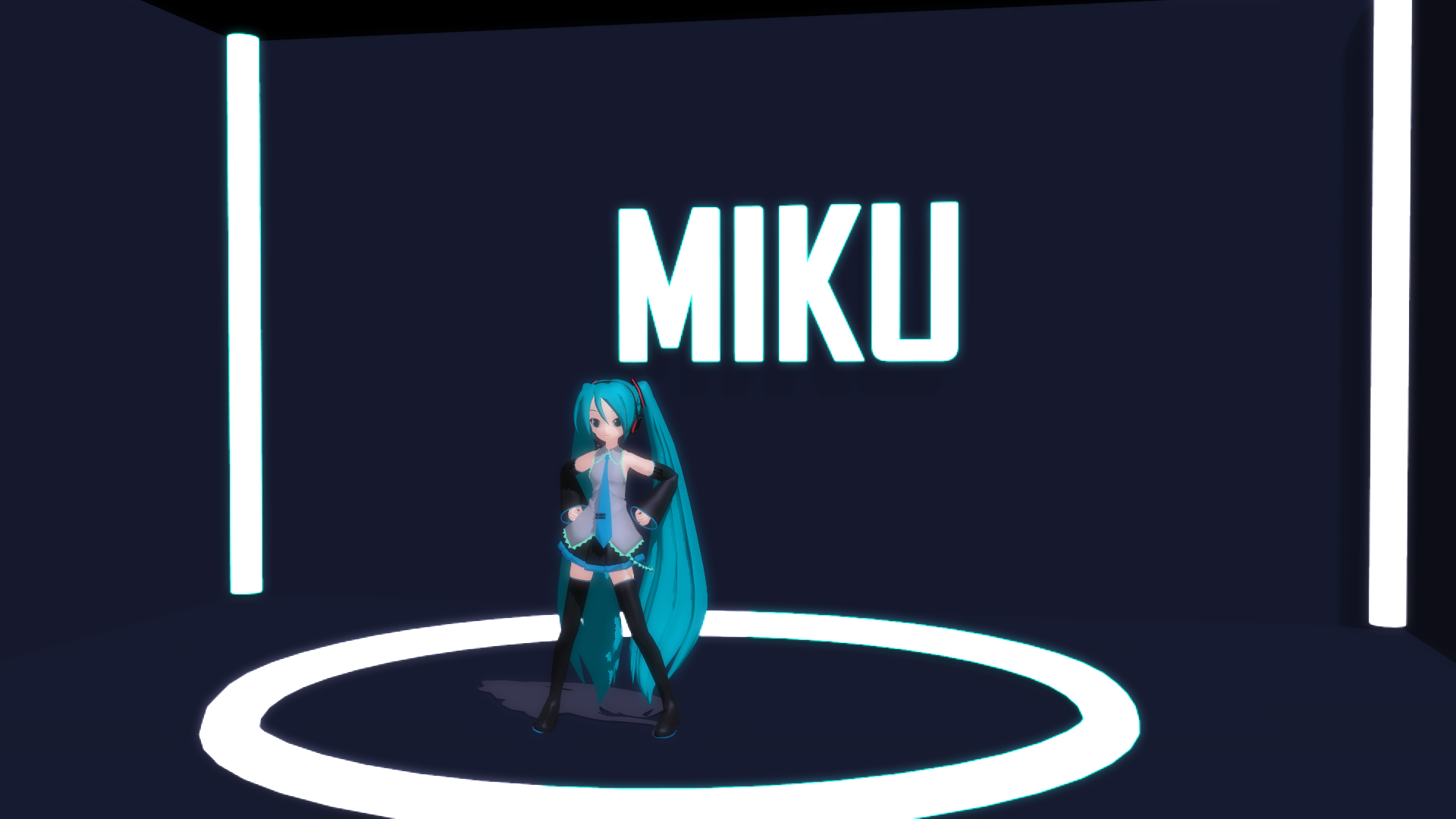 Simple Miku AutoLuminous Stage (DL) by EmeraldTechnopath on DeviantArt