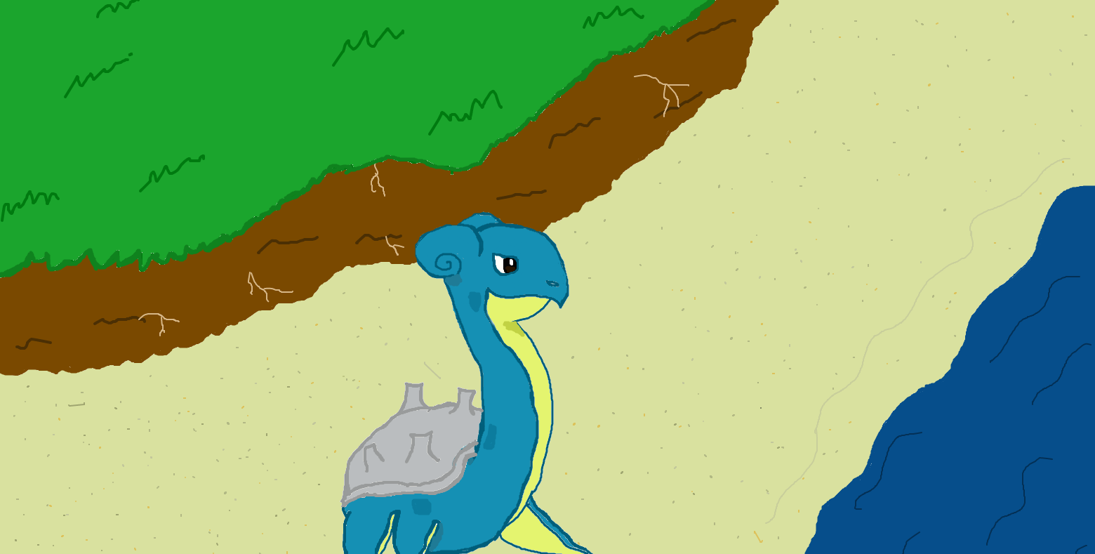 Lapras by the sea by Aria-the-peagasus on DeviantArt