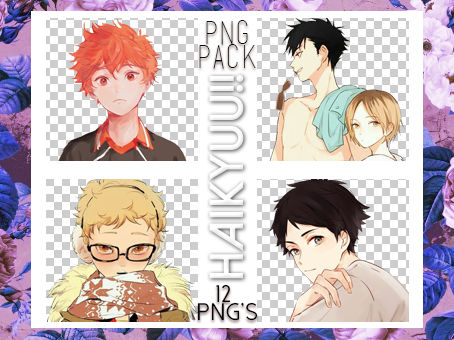 Render Pack 01 | Haikyuu by bxnsai on DeviantArt