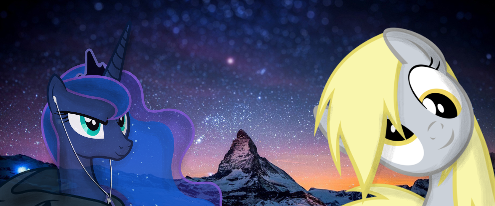 Princess Luna and Derpy by AmuFirelight on DeviantArt