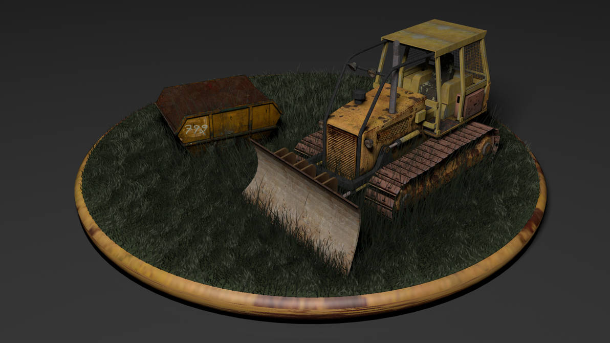 Bulldozer Rendu Final by toinouANDRE on DeviantArt