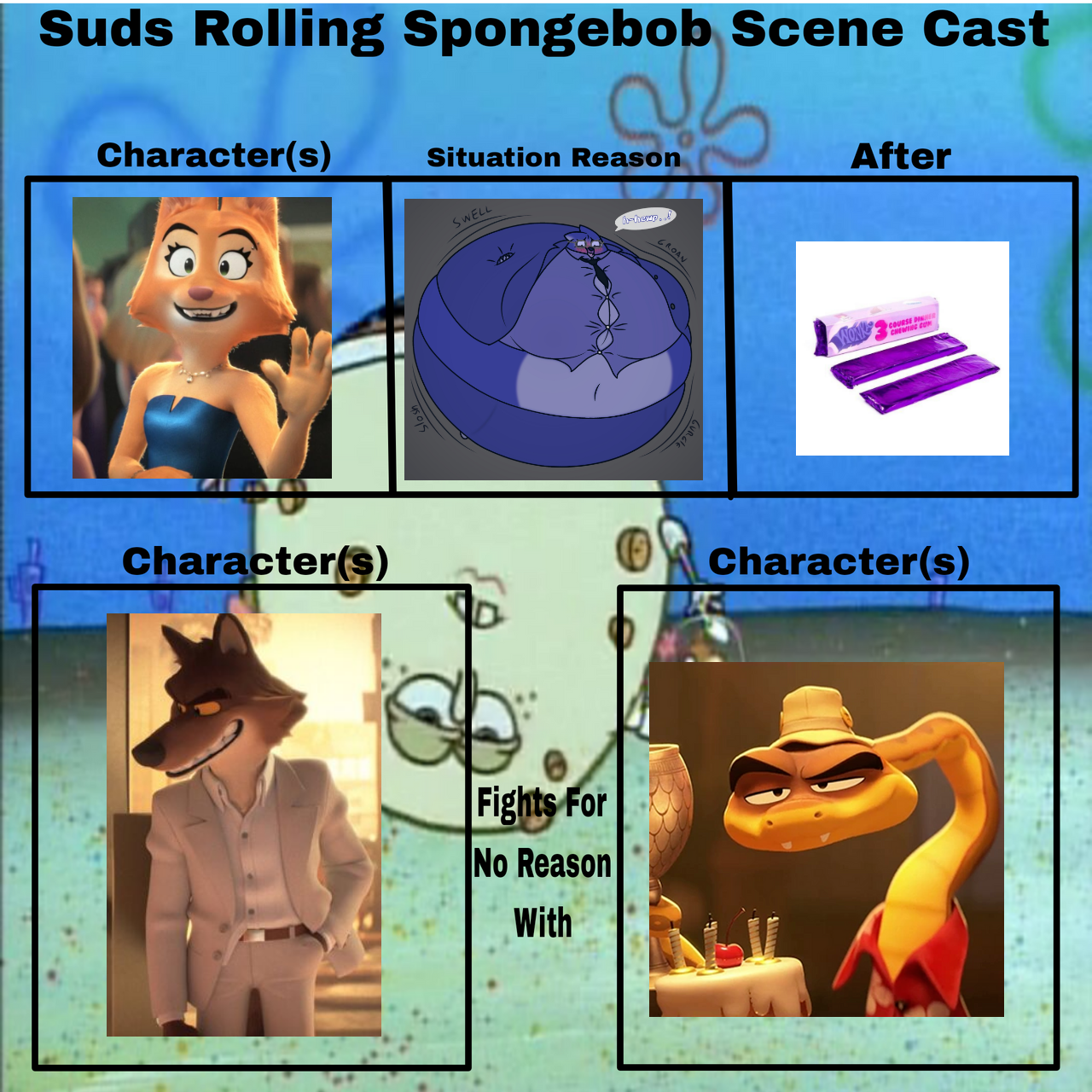 Blueberry Rolling Diane Foxington Fight by Solosergiohd1 on DeviantArt