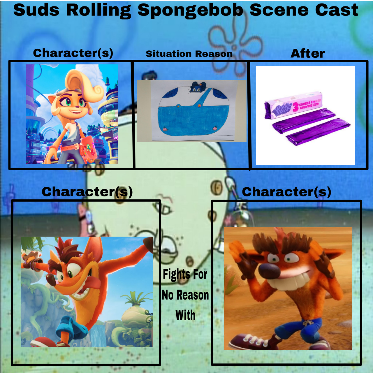Blueberry Rolling Coco Bandicoot Fight by Solosergiohd1 on DeviantArt