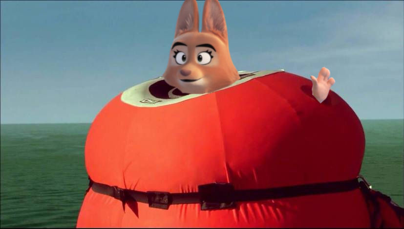 Inflate-A-Suit Diane Foxington by Solosergiohd1 on DeviantArt