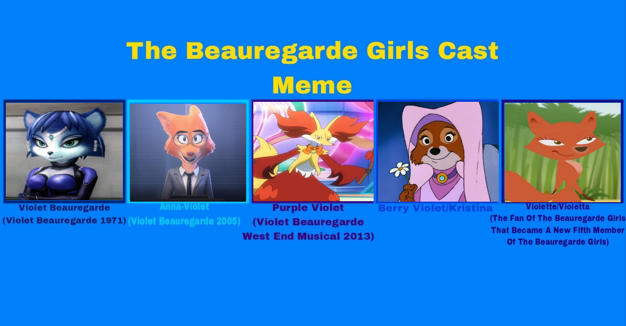 The Beauregarde Girls Cast Meme (my version) by Solosergiohd1 on DeviantArt