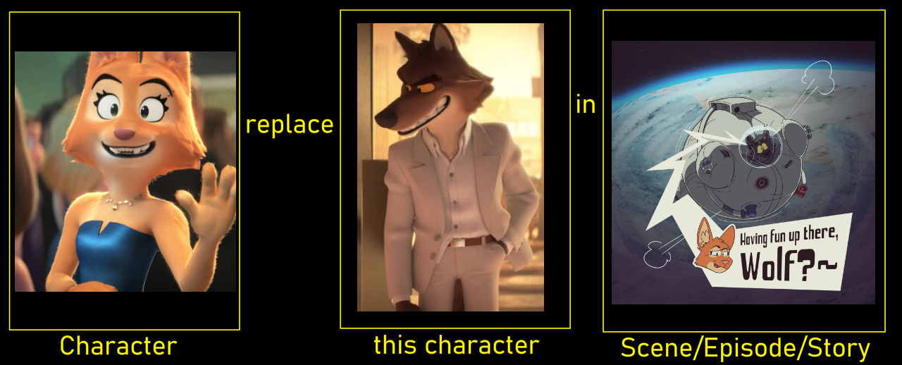 What if Diane replace Mr. Wolf spacesuit inflation by Solosergiohd1 on ...