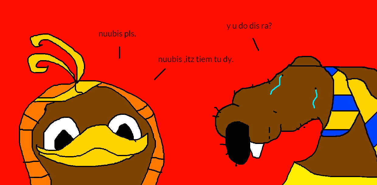 Ra and Anubis-Dolan Duk style by Ghostharp on DeviantArt