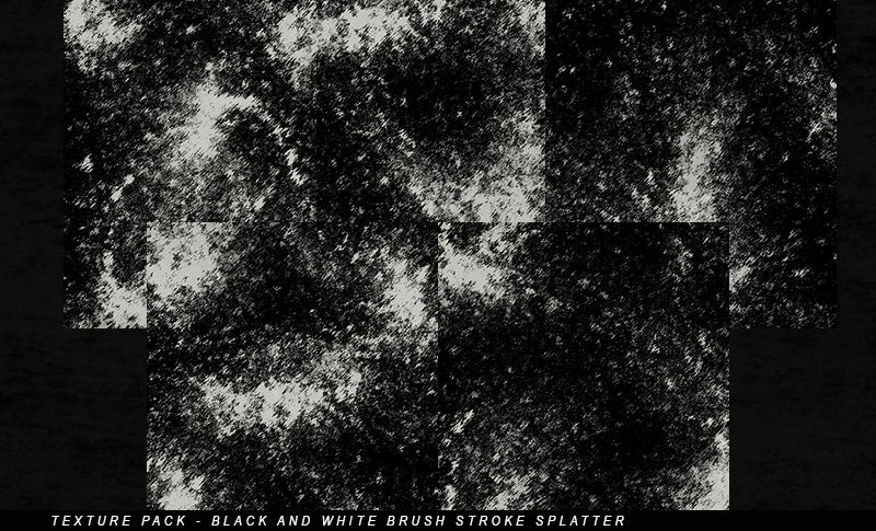 BLACK AND WHITE BRUSH STROKE SPLATTER TEXTURES by theangryhobbitx on ...
