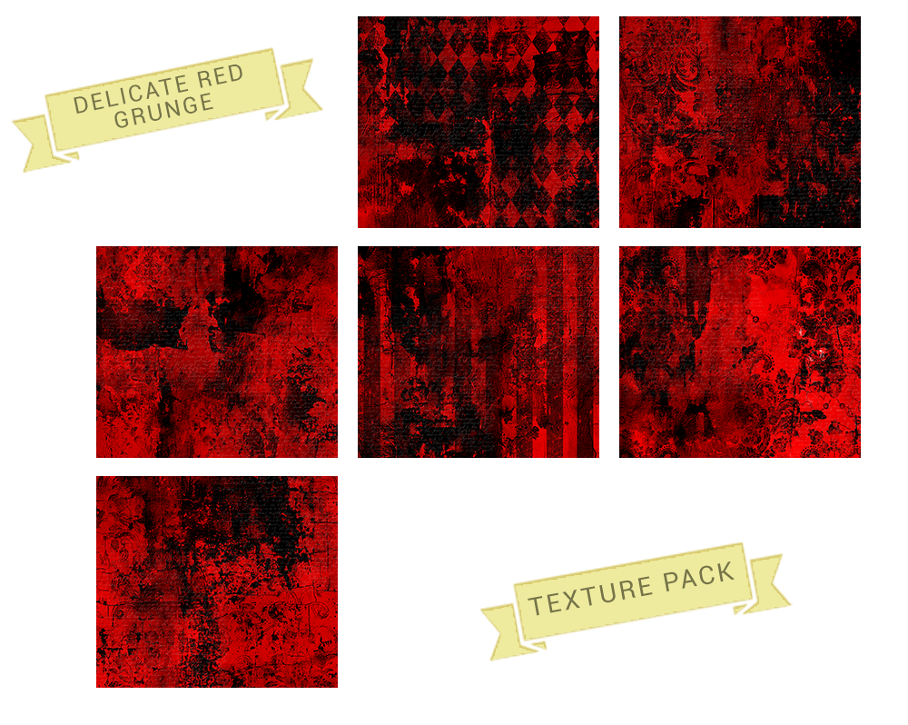 DELICATE RED GRUNGE TEXTURE PACK by theangryhobbitx on DeviantArt