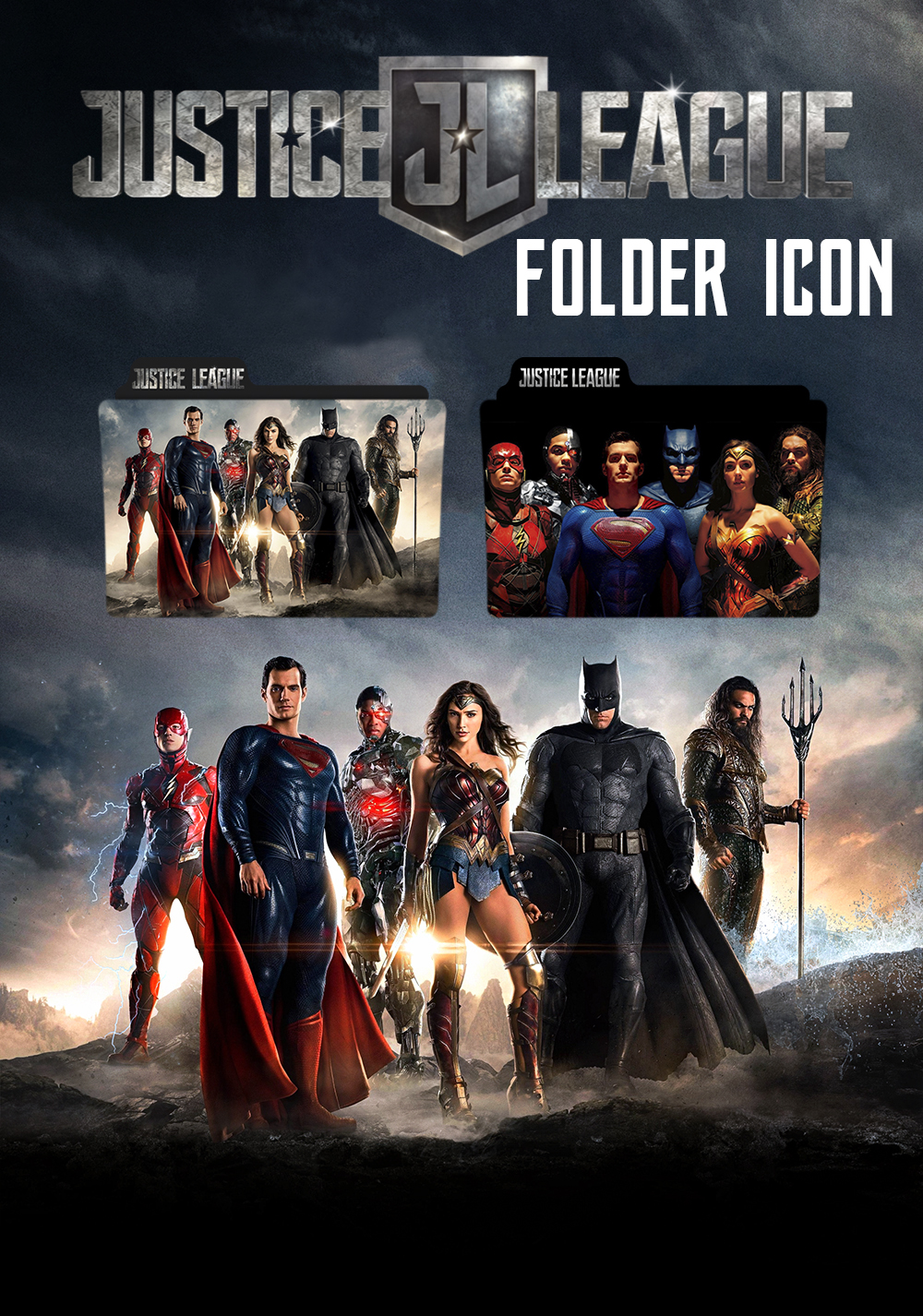 DCEU Justice League Folder Icon by SpideyMaster661 on DeviantArt