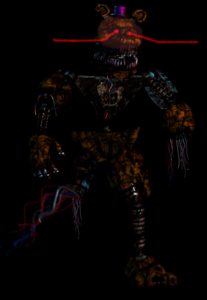 Ignited Nightmare Fredbear (REVAMPED) by Kylethefox23 on DeviantArt