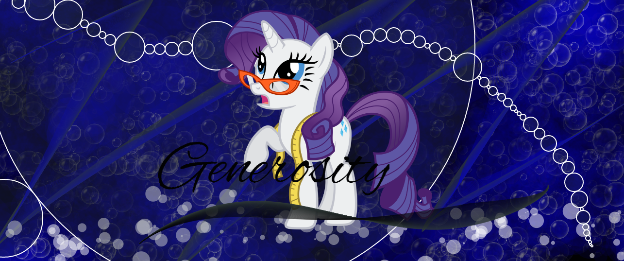 MLP Rarity - Element of Generousity Wallpaper by theWeaverofTales on ...
