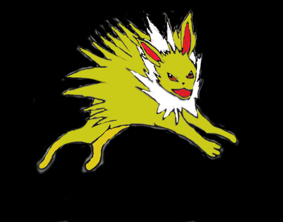 Jolteon (color) by Lyrics-Rain on DeviantArt