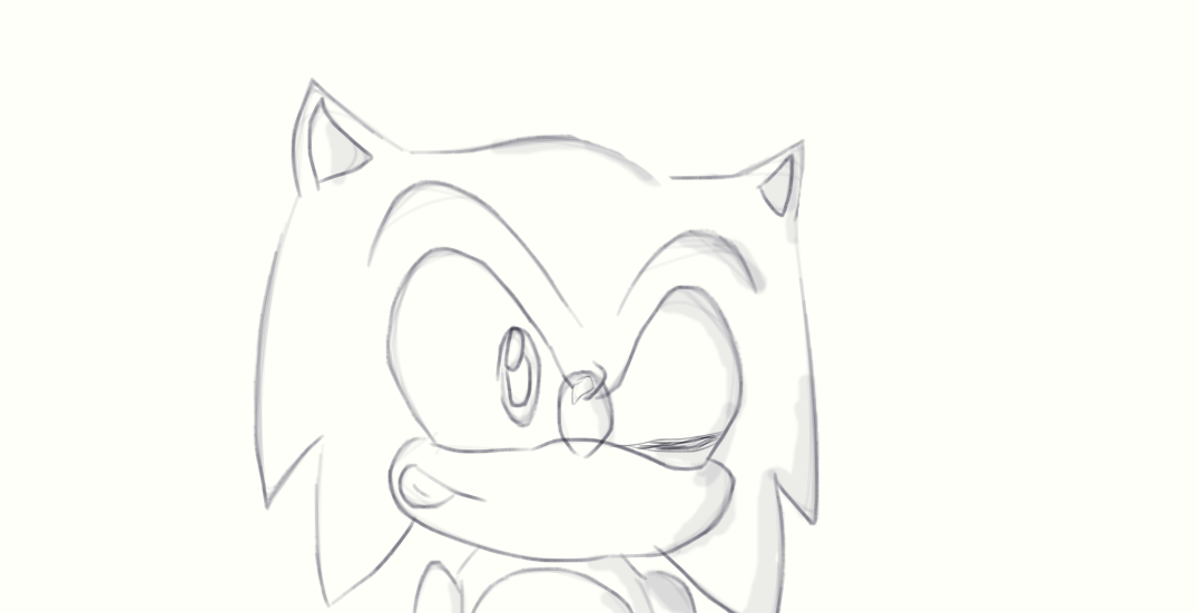 Sonic rough draw by Tabbymon999 on DeviantArt