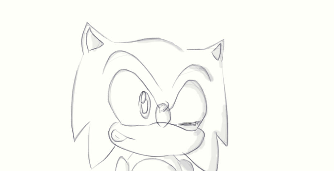 Sonic rough draw by Tabbymon999 on DeviantArt