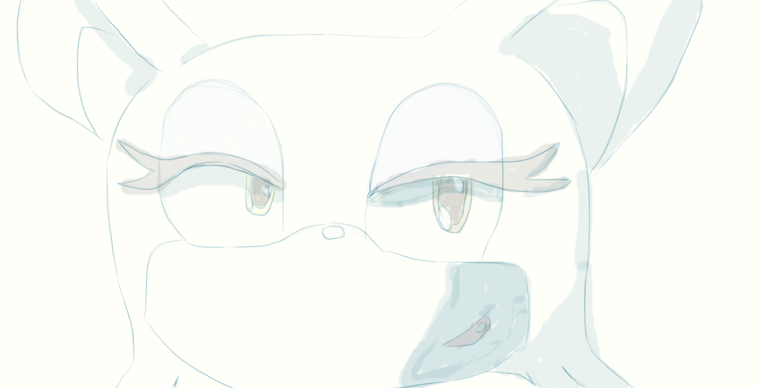 Rouge rough draw by Tabbymon999 on DeviantArt