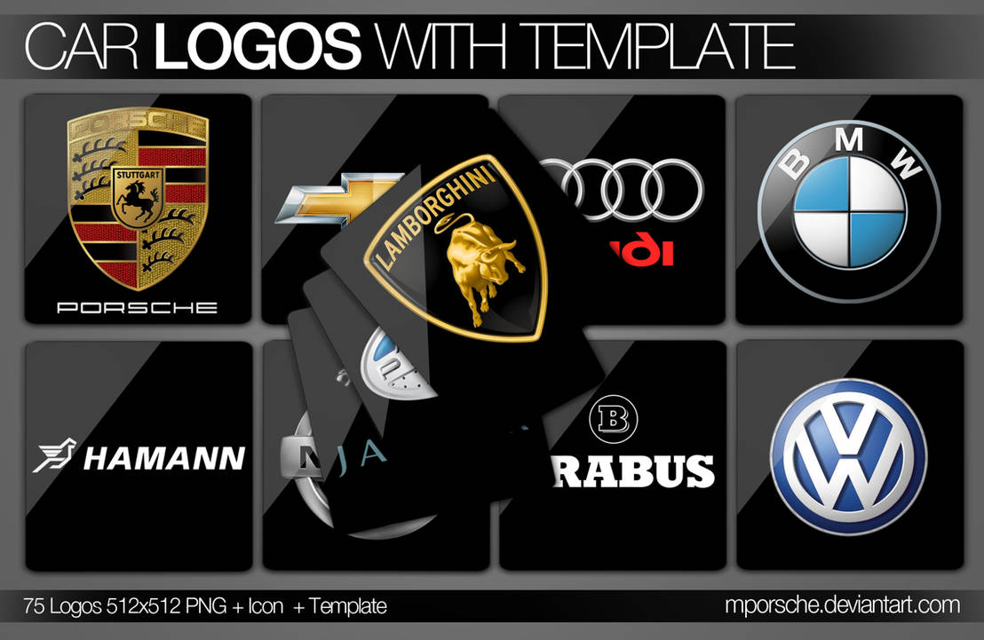 Car Logos with Tamplate by mporsche on DeviantArt