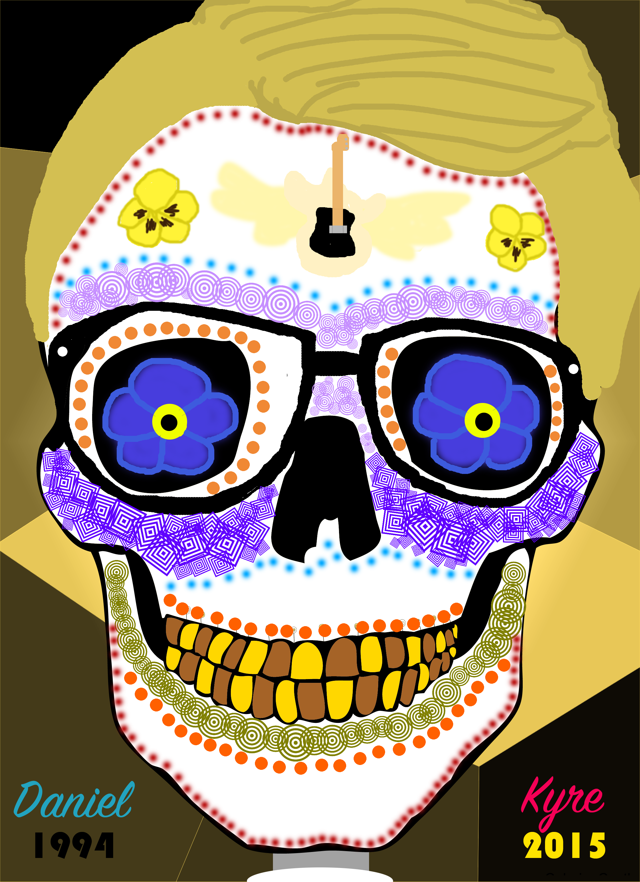 Dia de los Muertos Tribute: Daniel Lee Kyre by DeeBlooStarGurl on ...