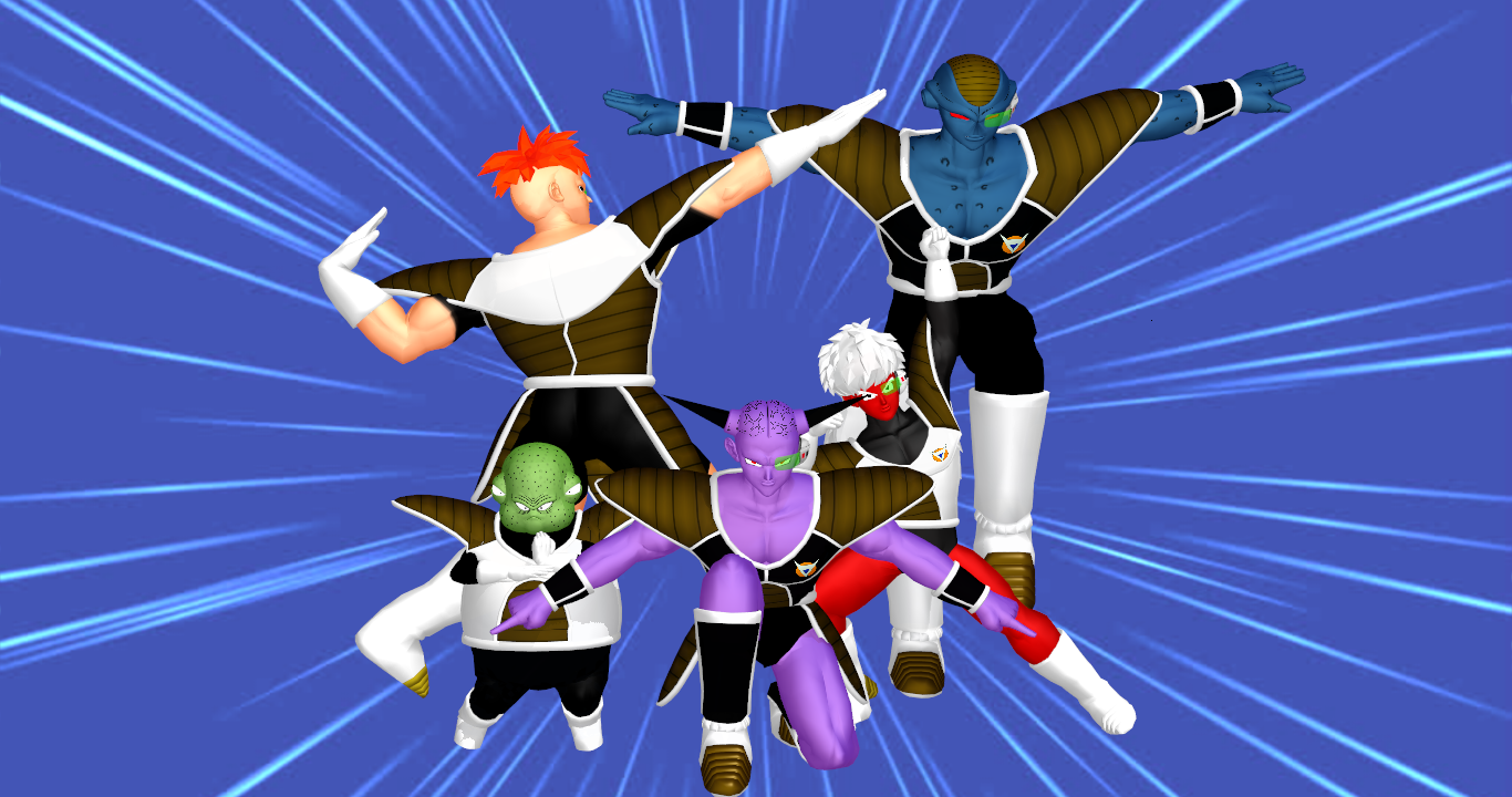(MMD) Ginyu Force / fuerzas especiales Ginyu +DL by starrk17 on DeviantArt