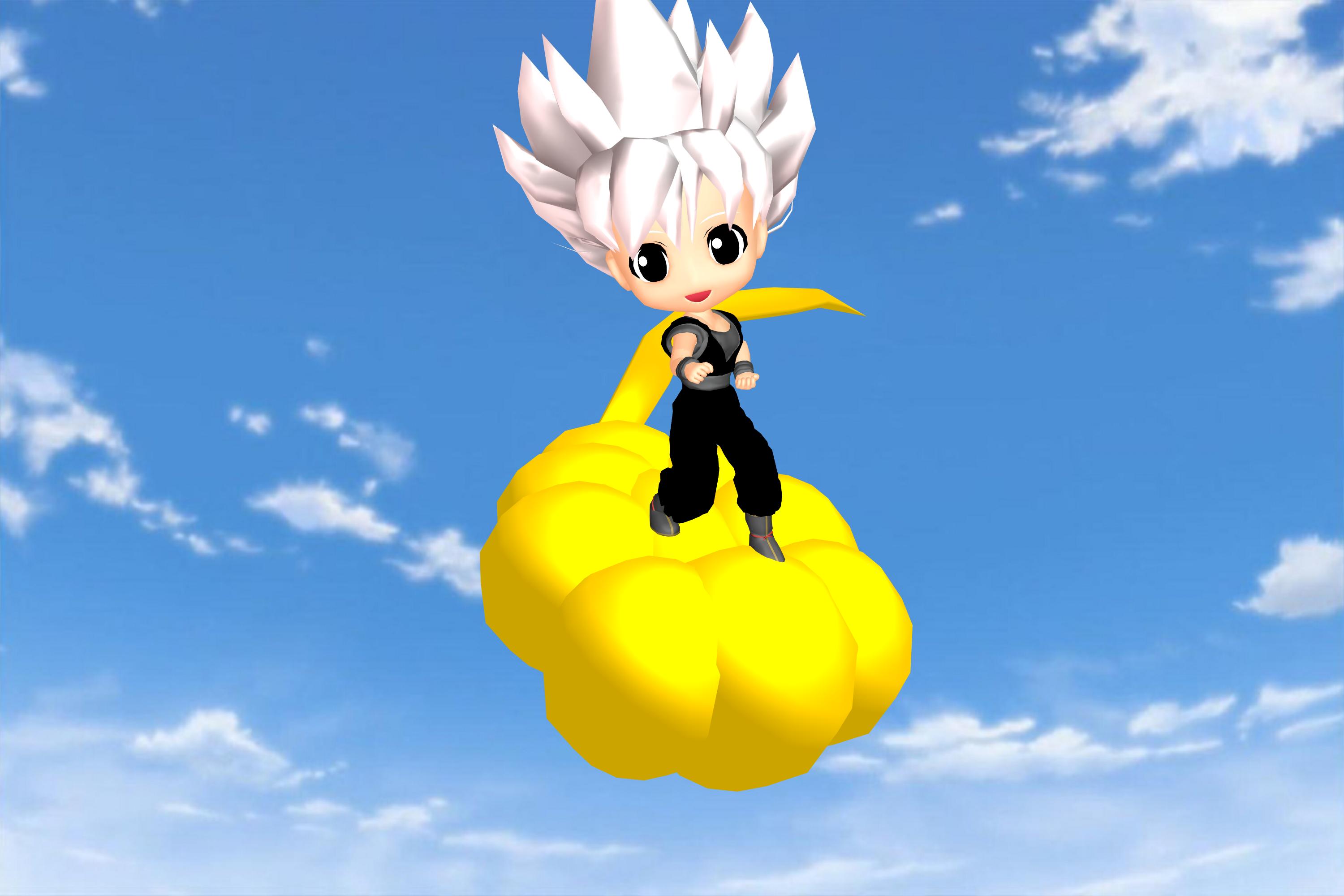 MMD flying nimbus by starrk17 by starrk17 on DeviantArt