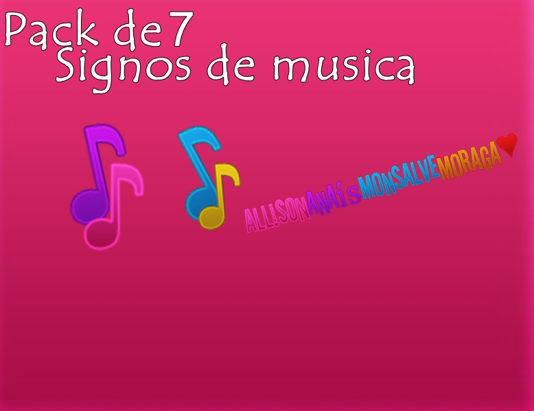 Pack de Signos de Musica png by StephaniBieber on DeviantArt