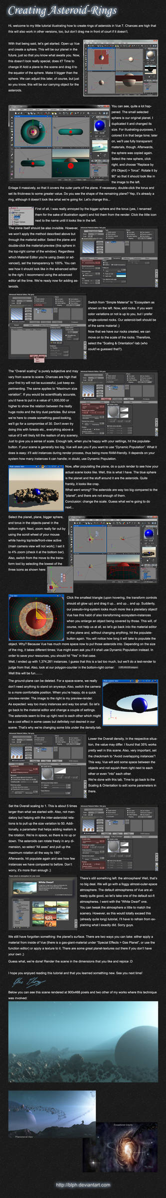 Creating Asteroid-Rings by BLPH on DeviantArt