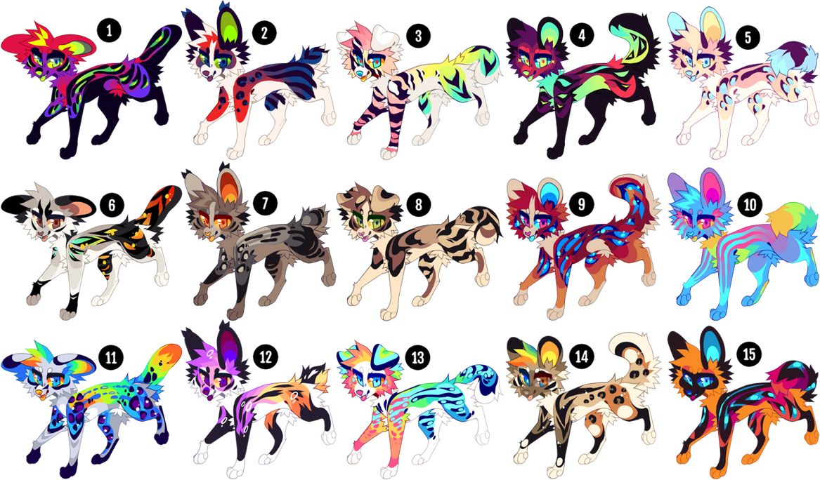 Dog end cat adopts Set Price Open 4/15! by GeoNN on DeviantArt
