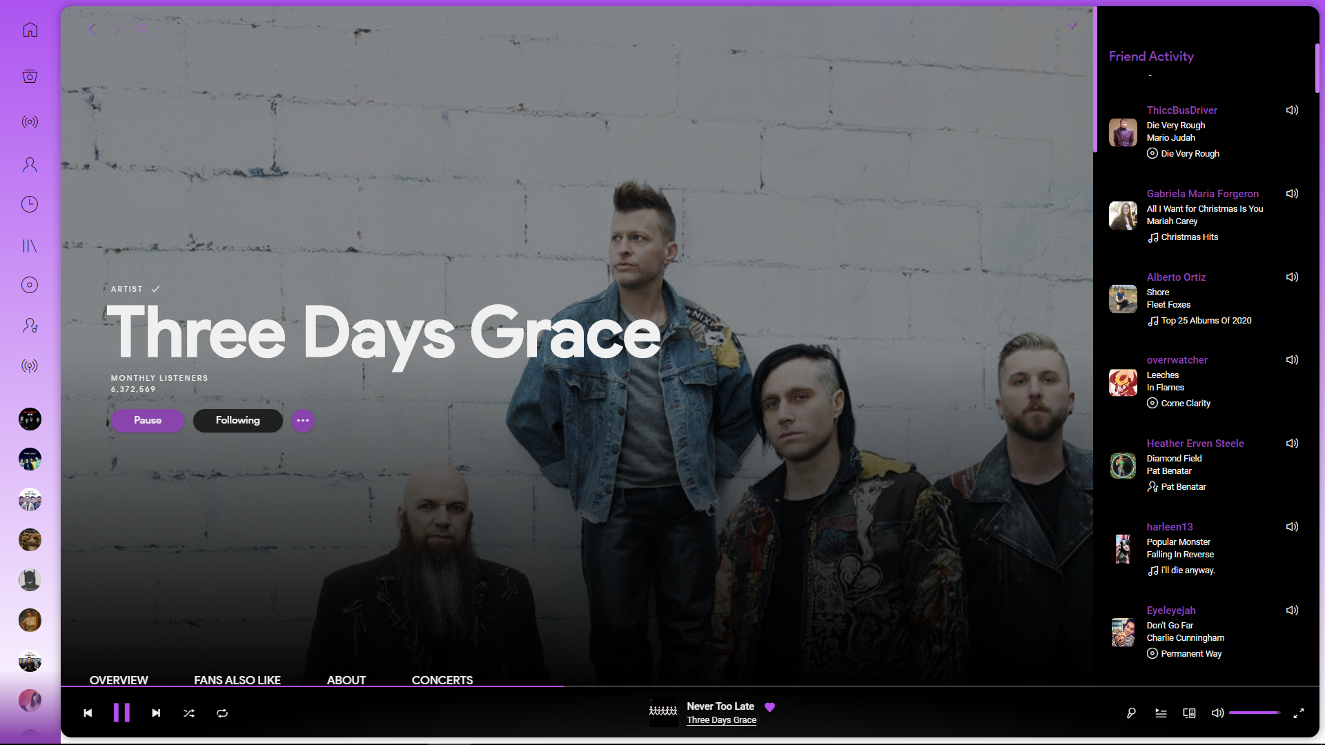 Dribbblish Purple-White Gradient for Spicetify by Harkeerat16 on DeviantArt