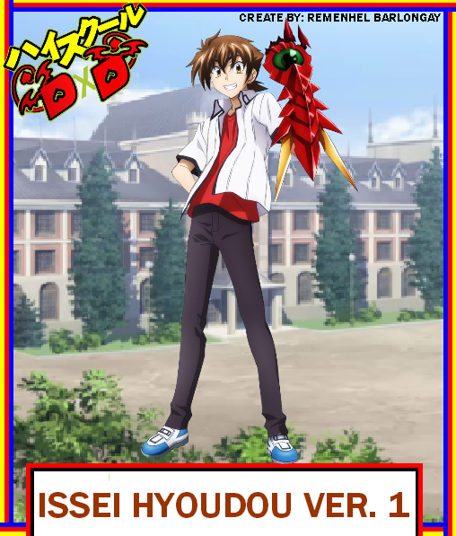 Issei Hyoudou ver. 1 by ReiMokaRem on DeviantArt