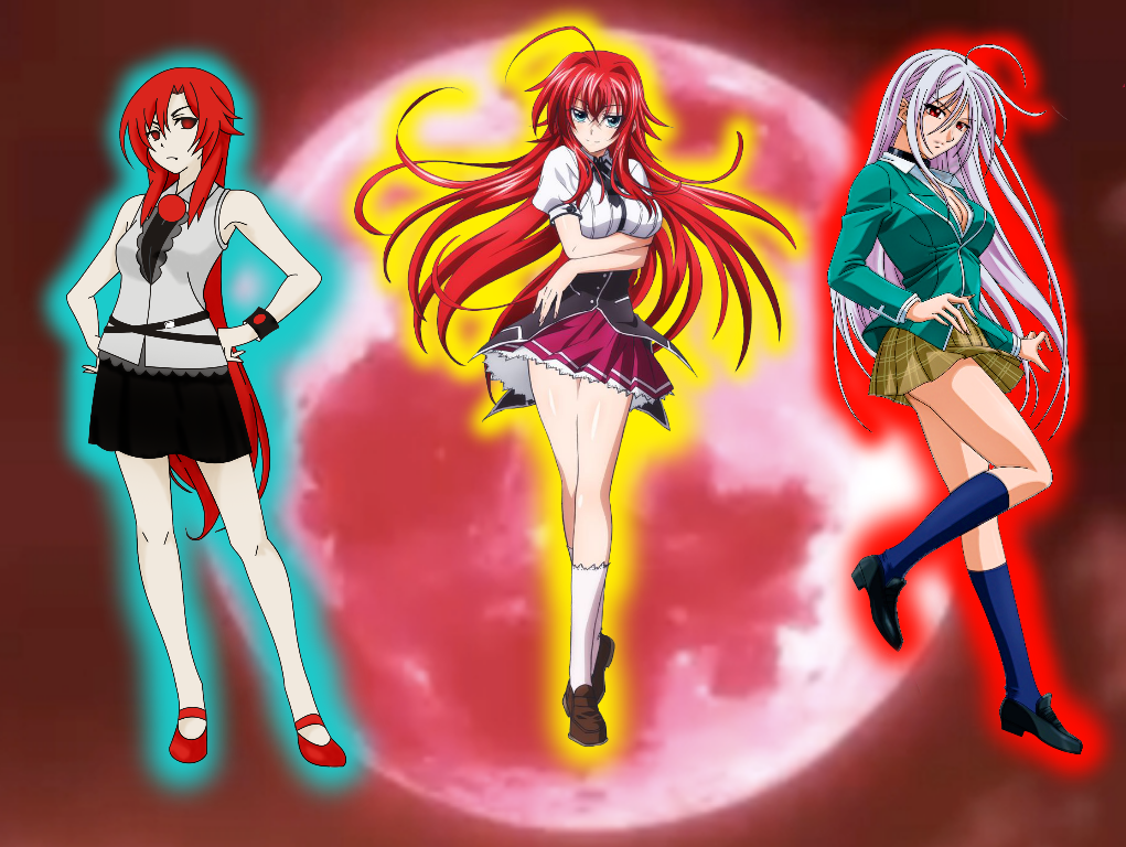 Lisara, Rias and Moka by ReiMokaRem on DeviantArt