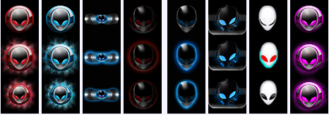 Alien start buttons by romanbob2004 on DeviantArt