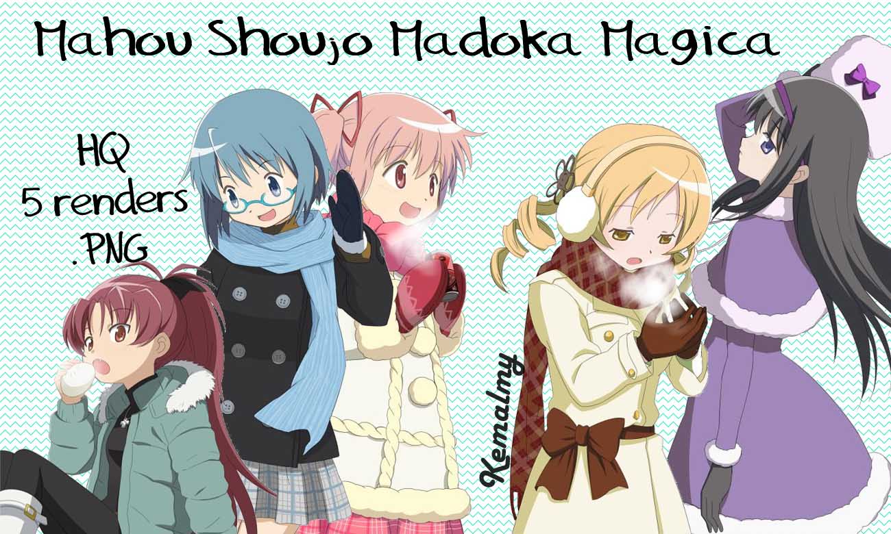 Mahou Shoujo Madoka Magica Render by KemPayne on DeviantArt